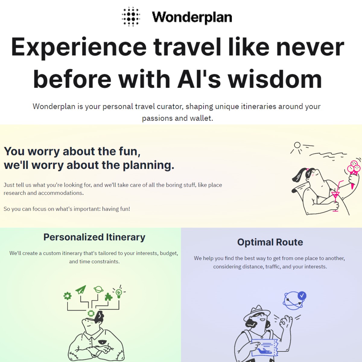 Wonderplan - AI Insights